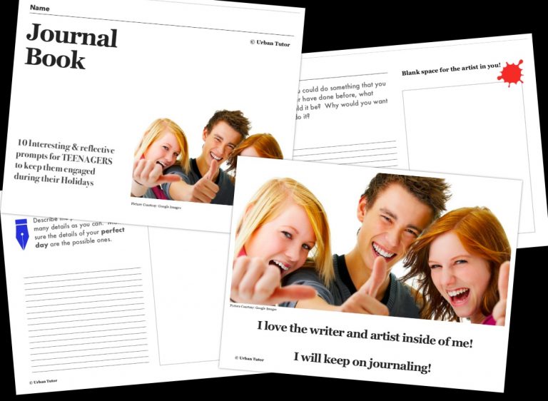 Journal Book- 10 Interesting & Reflective Prompts for Teenagers - Our ...